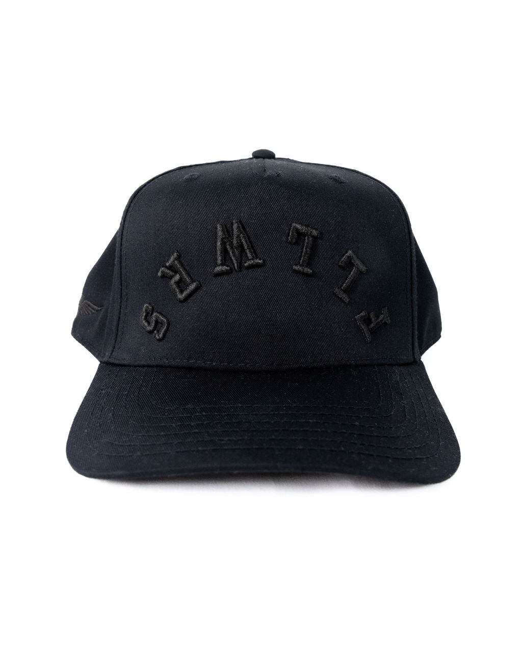 All Black Reverse Curve Hat – FLLWRS